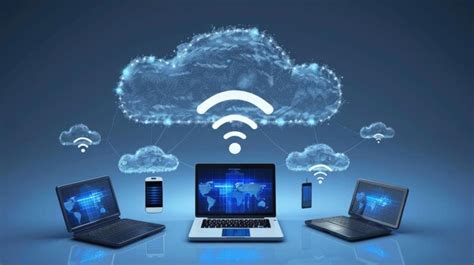 Premium Photo Fast Internet Wifi Connectivity With Highspeed Wireless Networks Enabling