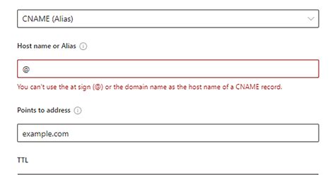 Microsoft Dns Cant Use For Cname Record