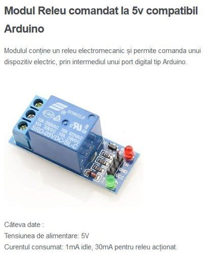 Releu Cu Revenire Pentru Arduino Arduino Elforum Forumul Electronistilor