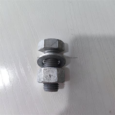 New Product Hot Dip Galvanized Hex Bolts With Hex Nut And Washer For