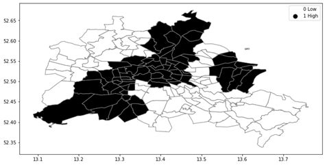 Spatialautocorrelationforarealunitdata
