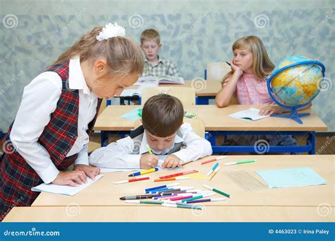pupils in a class stock image image of receive form 4463023