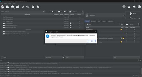 Directoryiterator Issue When Trying To Open Nemesis Skyrim Se With Mo2 · Issue 1569