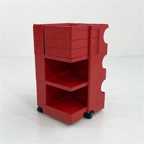 Red Boby Trolley By Joe Colombo For Bieffeplast 1960s 317457