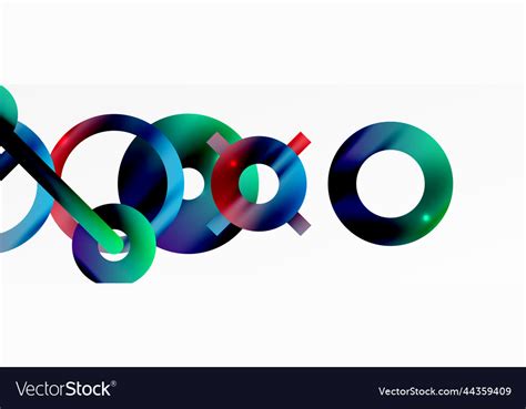 Minimal Geometric Abstract Background Circle Vector Image