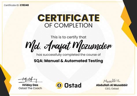 Sqa Manualtesting Automatedtesting Ostadplatform Softwarequality