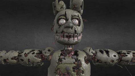 Fnaf Hw Springtrap Retexture And Remesh Download Free 3d Model By