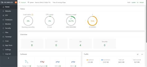 Vdi Os Ubuntu 20 Dan Aapanel Anzfam Creation