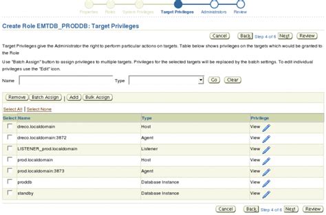 Privileges Roles And Users In Oracle Enterprise Manager 11gr1 Grid Control