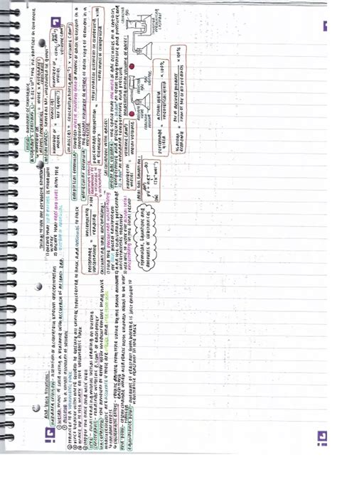 A Level Edexcel Chemistry Notes Unit 5 Formulae Equations And