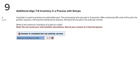 Solved Additional Algo 7 6 ﻿inventory In A Process With