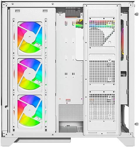 Twisted Minds Phantek 07 Mid Tower Atx Gaming Pc Case Tempered Glass Front And Side Panel Mesh