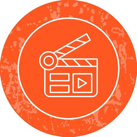 Clapper Board Vector Icon 19078221 Vector Art At Vecteezy