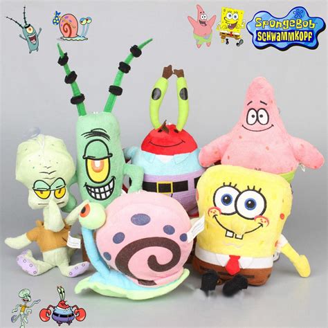 ของเล่นตุ๊กตา Spongebob Squarepants Patrick Star Squidward Tentacles
