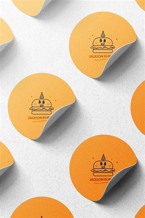 레트로 햄버거 로고 Retro Hamburger Logo Coasters Cufflinks