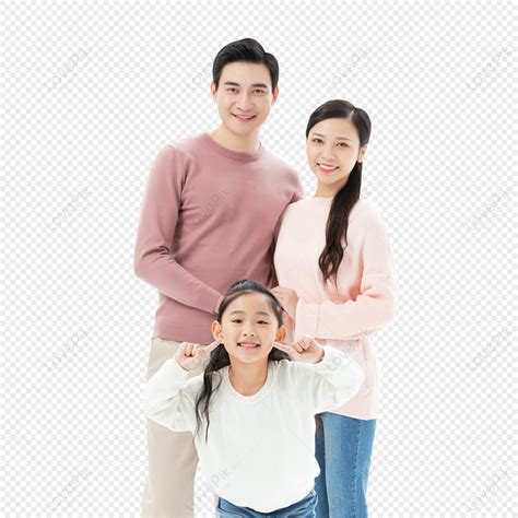 세 행복한 가족 Png 일러스트 무료 다운로드 Lovepik