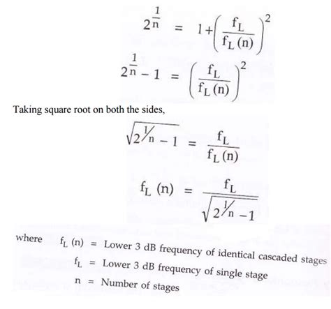 Frequency Response Of Multistage Amplifiers