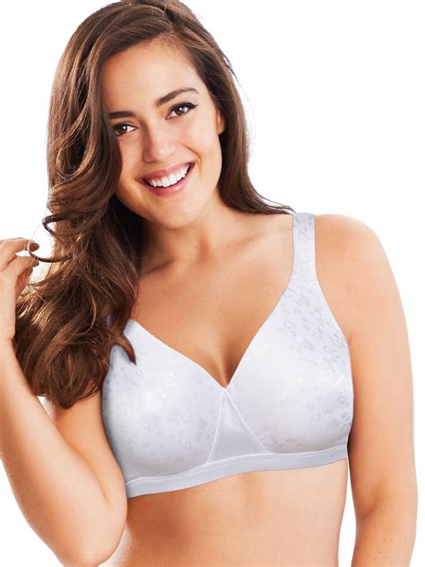 Playtex Cross Your Heart Stretch Foam Lined Wirefree Bra White 38a