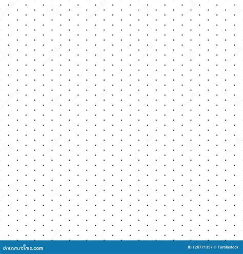 Grid With Dots Paper Seamless Pattern Isometric Floor Plan For Basic