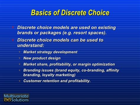 Discrete Choice Spss Power Model