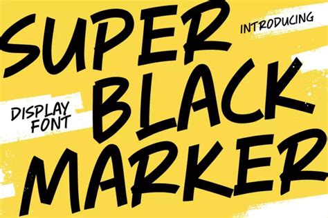 25 Best Marker Fonts Design Shack