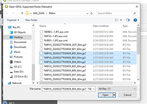 Qgis 3 Cannot Set Natural Color For Sentinel 2 Raster Data