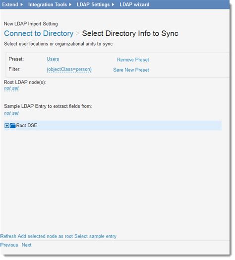 Configuring LDAP Settings