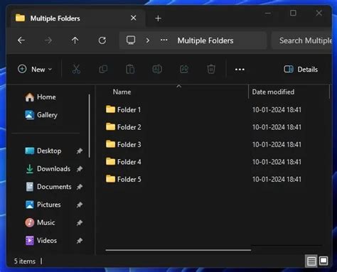 create multiple folders at once on windows 11 bouncegeek