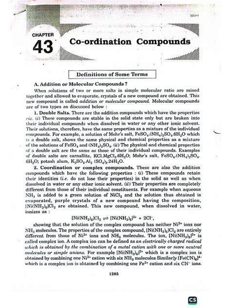 Che 1105 Complex Compound Lec 01 Pdf