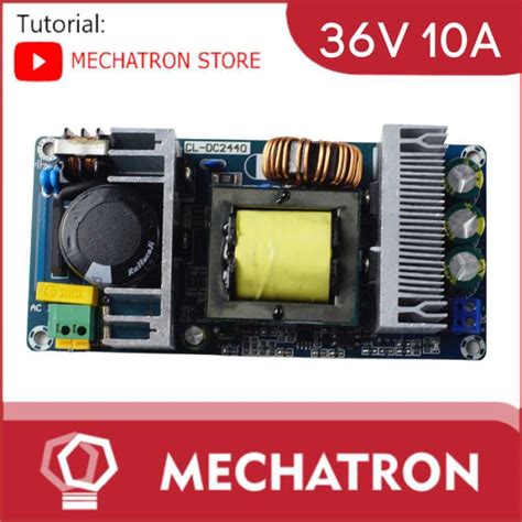 Jual Power Supply Switching 36v 10a Adaptor Ac Dc Psu Smps Module 36 Volt Di Seller Raindrop
