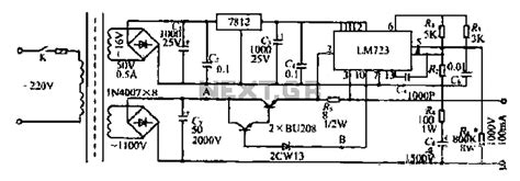 A Volt Dc Power Supply Circuit Next Gr Electronics