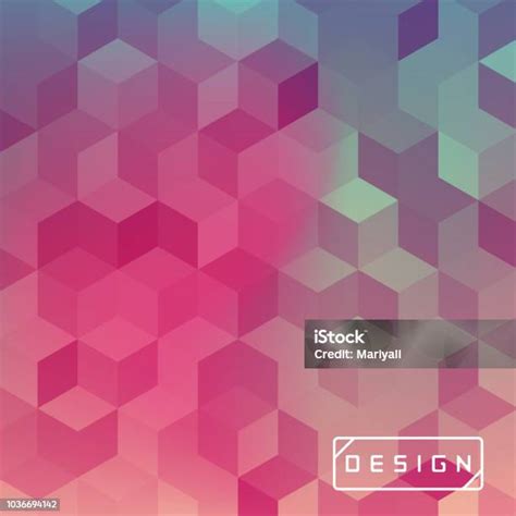 벡터 밝은 기하학적 배경 배너 포스터 광고 배경 화면 및 커버에 대 한 사각 도형 요소와 함께 그림을 디자인 합니다 개념과 주제에 대한 스톡 벡터 아트 및 기타 이미지