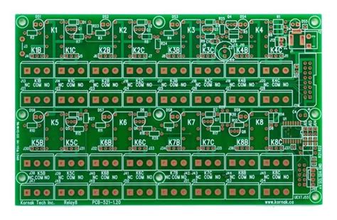 Octal Relay Brd Pcb Uext I2c Mostly T Pcb Relay8