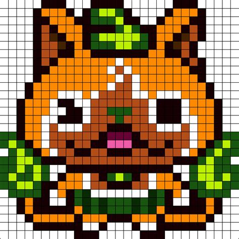 Yokai Oranyan Perler Bead Pattern Bead Sprites Characters Fuse Bead Patterns