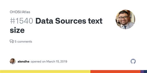 Data Sources Text Size · Issue 1540 · Ohdsiatlas · Github
