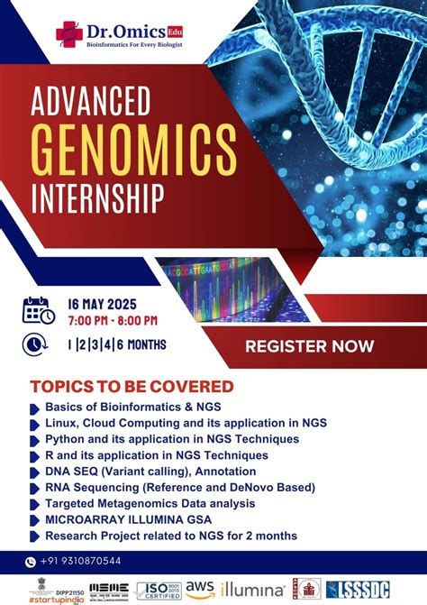 Genomicsinternship Industrialgenomics Dromicslabs Careergrowth… Dromics Research Lab