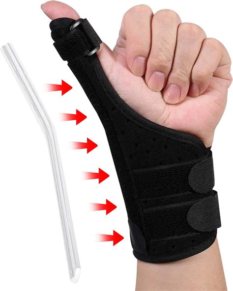 Thumb Support Thumb Splint For Arthritis With Removable Aluminium Bar And Adjustable Straps
