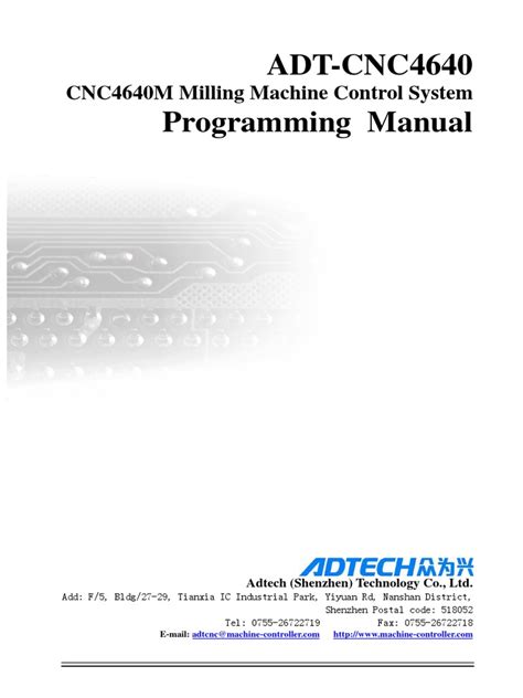 Cnc4640 Programming Manual Pdf