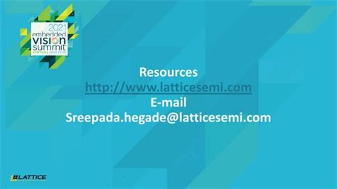 “flexible Machine Learning Solutions With Lattice Fpgas ” A Presentation From Lattice