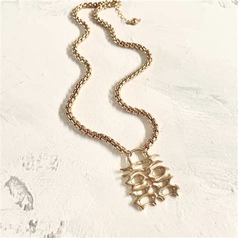 Double Happiness Necklace Handmade Sublima Jewelry