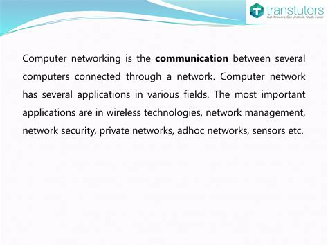 Applications Of Computer Networking Computer Science Ppt