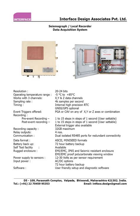 Seismic Recorder Seismograph Latest Price Manufacturers And Suppliers