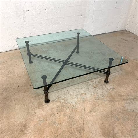 Ilana Goor Steel And Bronze Rebar Coffee Or Cocktail Table Base Signed