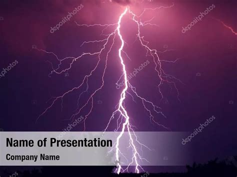 Lightning Powerpoint Template Lightning Powerpoint Background
