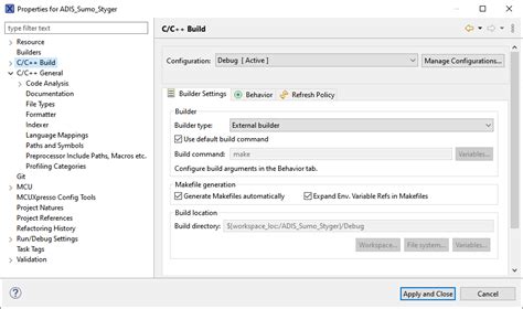 Path Settings In Mcuxpresso Ide 1120 Build 4120 Nxp Community