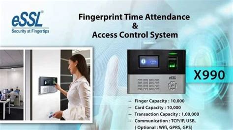 ESSL X Standalone Biometric Fingerprint Time And Attendance System At Rs ESSL