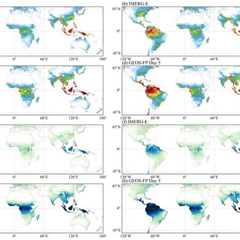 Spatial Distribution Of A D Accumulated Precipitation Amount Mm And Download Scientific