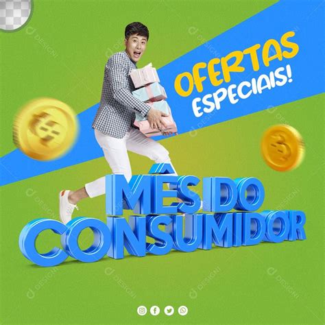 Baixar Social Media Mês Do Consumidor Ofertas Especiais Lojas Psd