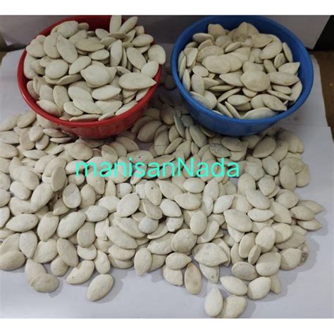 Jual Kwaci Putih Kuaci Biji Labu Pitih 500gr Shopee Indonesia