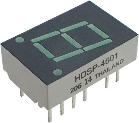Avago 汎用品 1桁 7セグメント Led 緑色 数字表示器 Hdsp 4601 カテゴリ別部品光エレクトロニクスlcd表示器